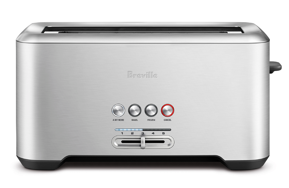 BREVILLE - The Bit More - 4-Slice Toaster – Saffron + Salt